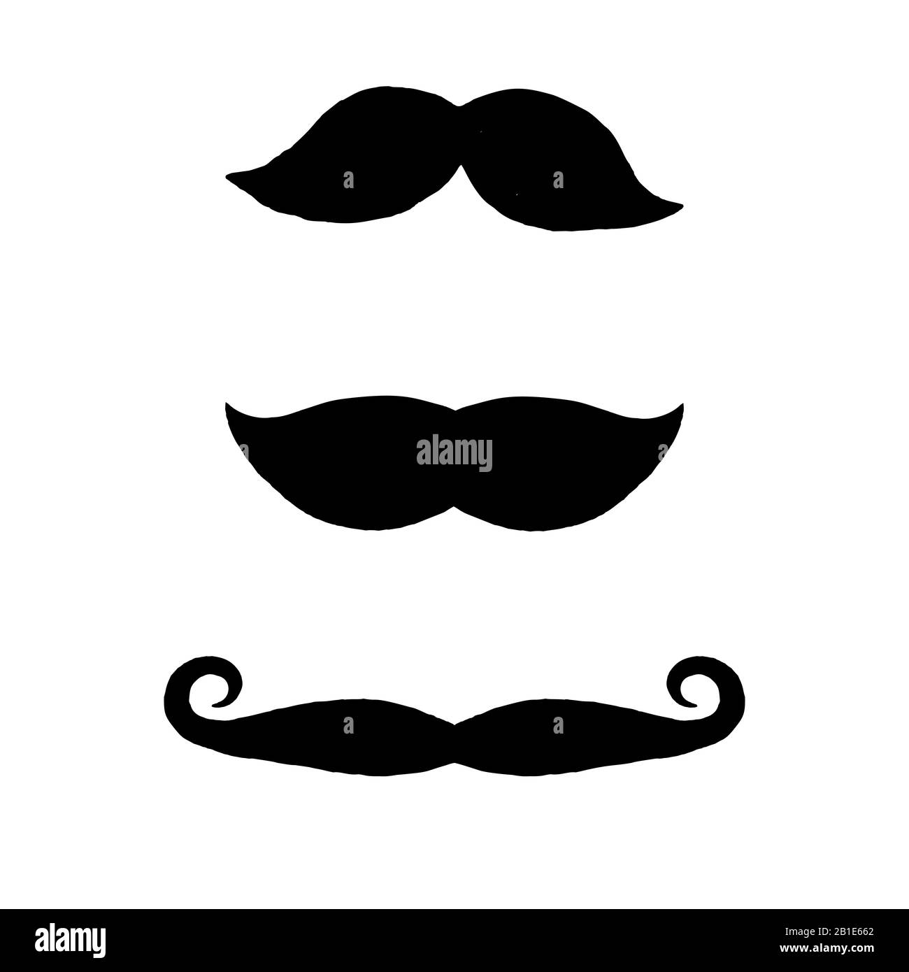 Man beard mustaches on Cut Out Stock Images & Pictures - Alamy