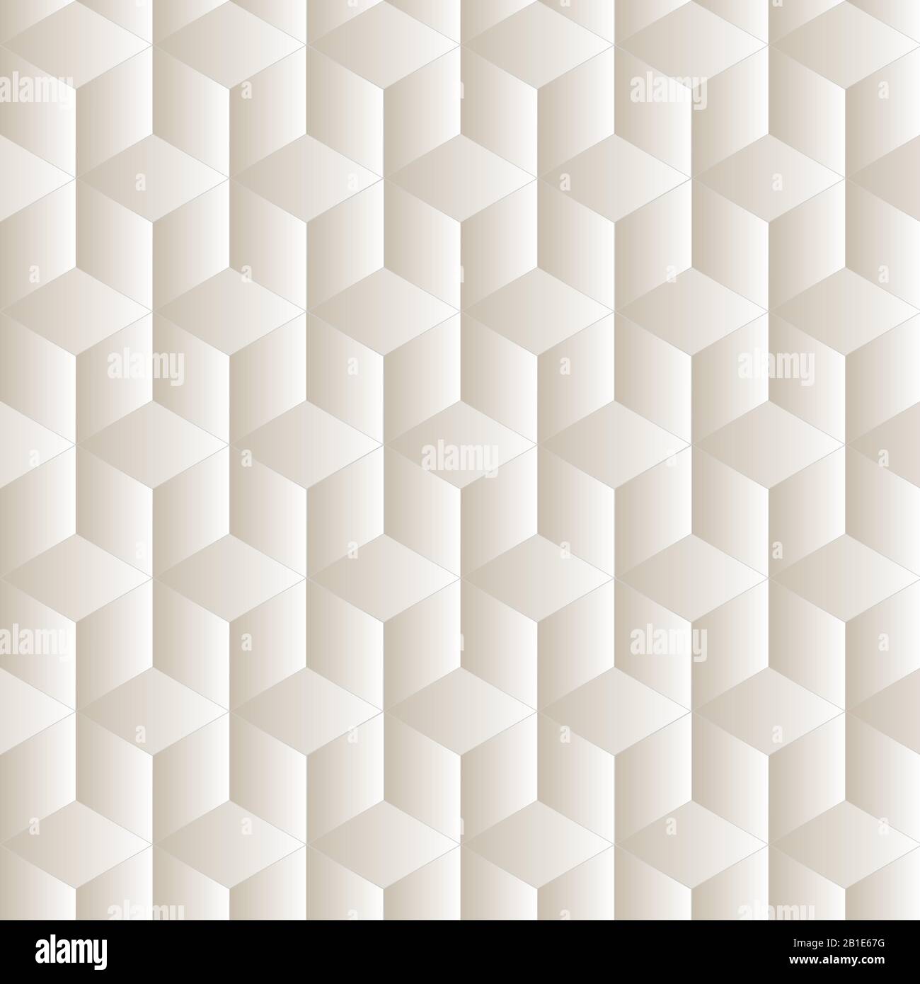 Abstract Light Geometric Cubes Background Monochrome Illustration Stock Vector Image And Art Alamy