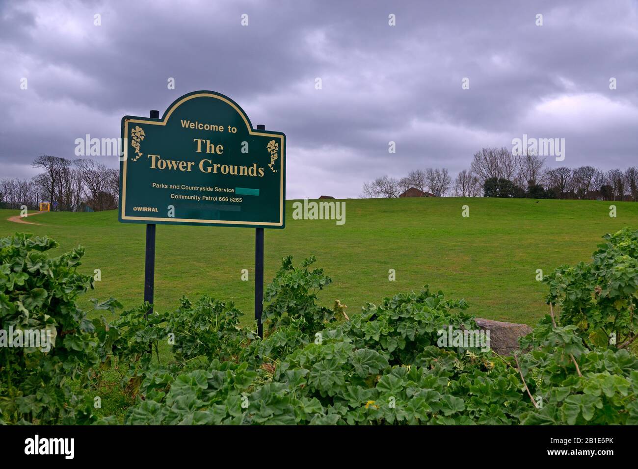 The Tower Grounds at New Brighton Wallasey, is now a park but used to ...
