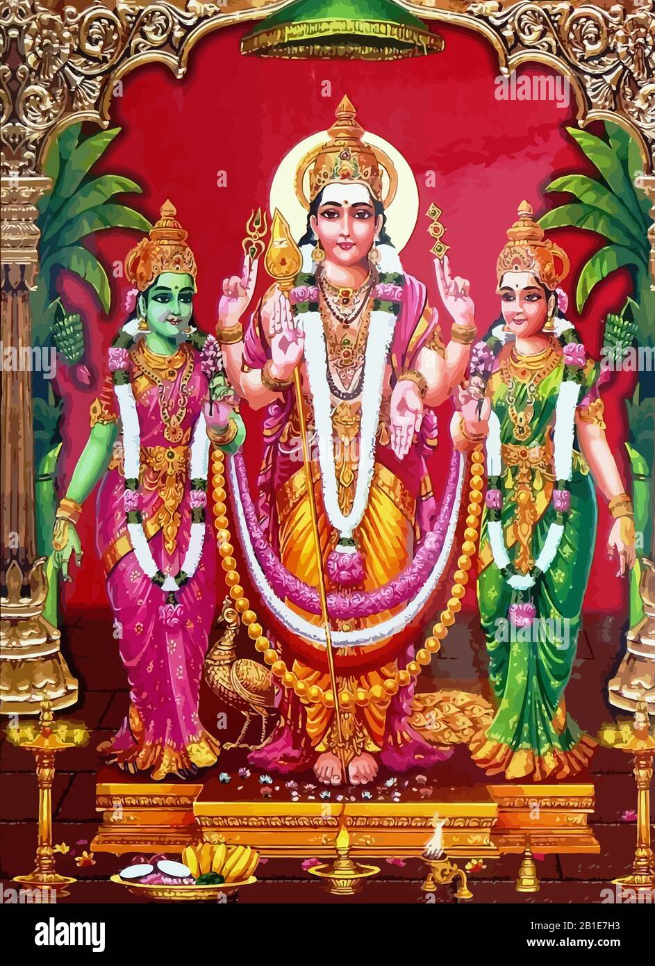 lady god Surya sun light and Saraswati peacock hinduism culture ...