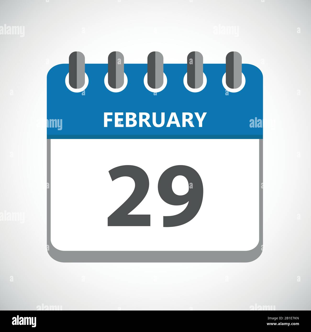 Leap year february 29th Stock Vector Images - Alamy