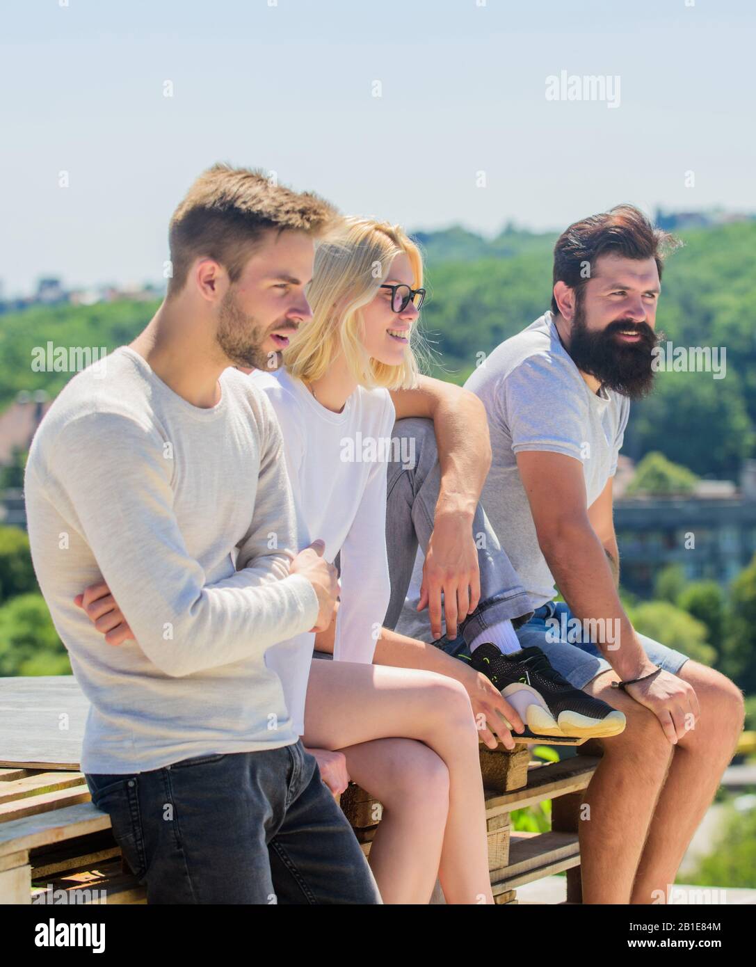 Communicative skills. Social interaction. Human communication. Cheerful ...