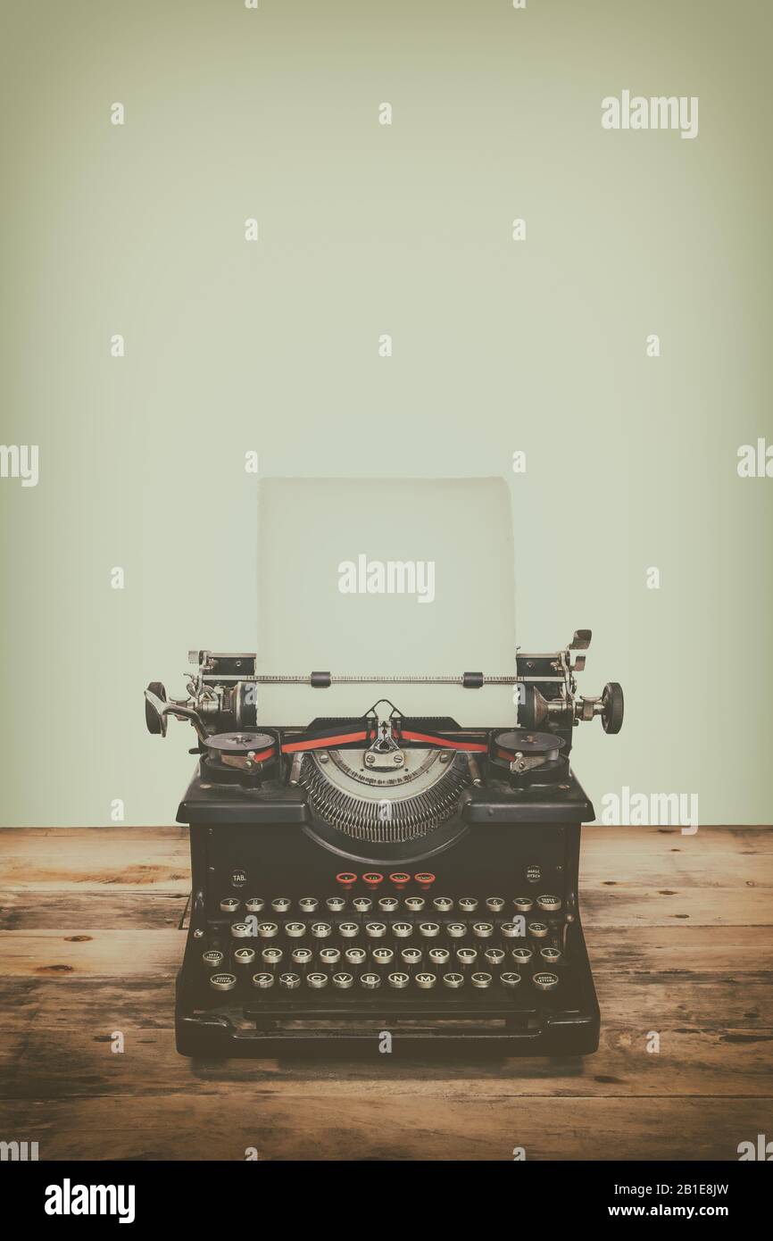 Vintage Typewriter Paper Photography