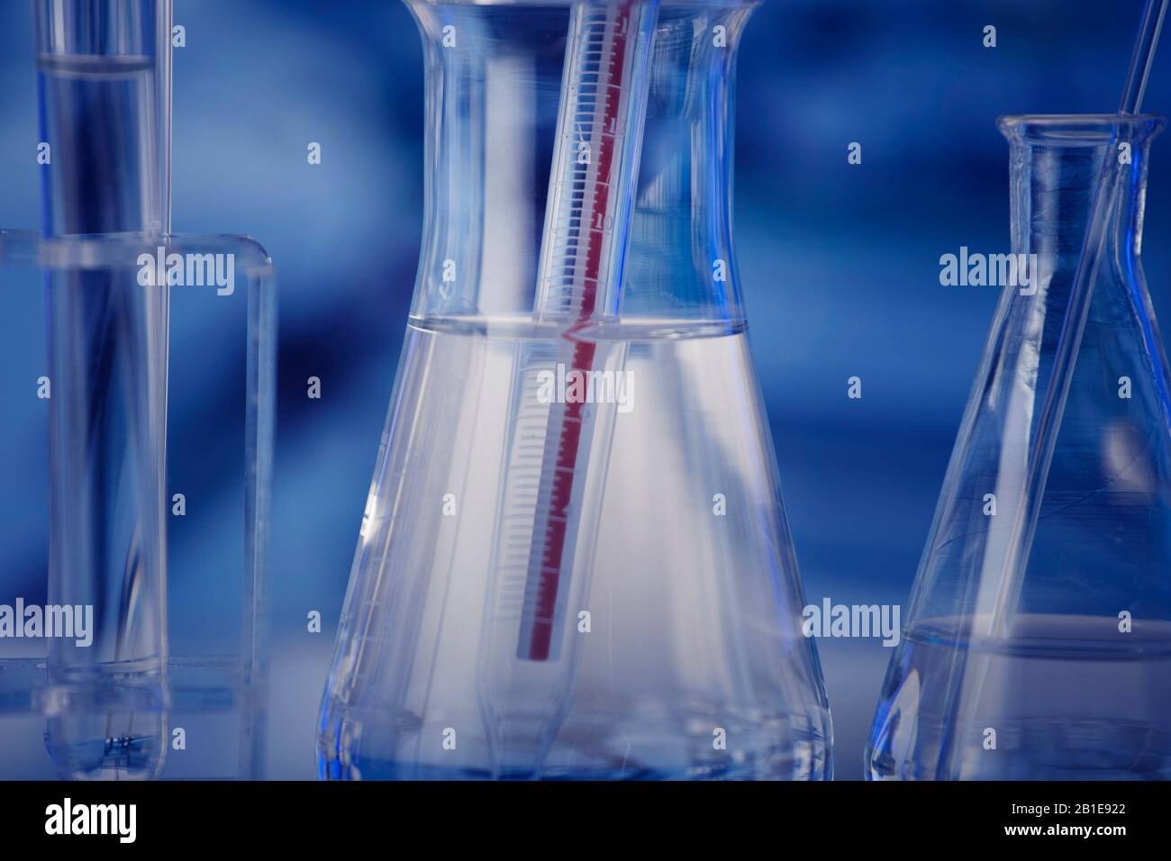 Science Beakers On A Table at Pat Gray blog
