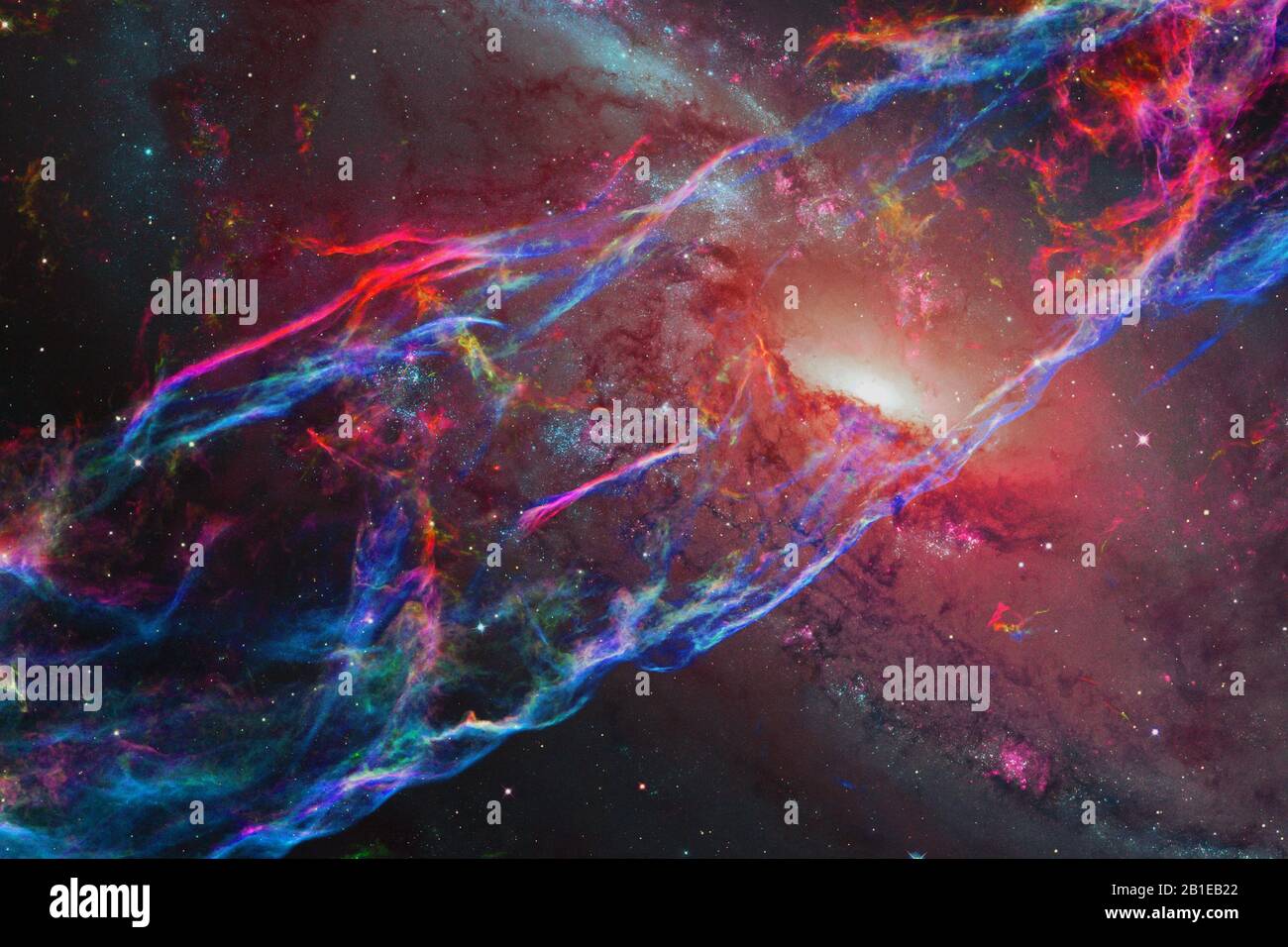 Beauty of endless cosmos. Science fiction wallpaper. Elements of this ...