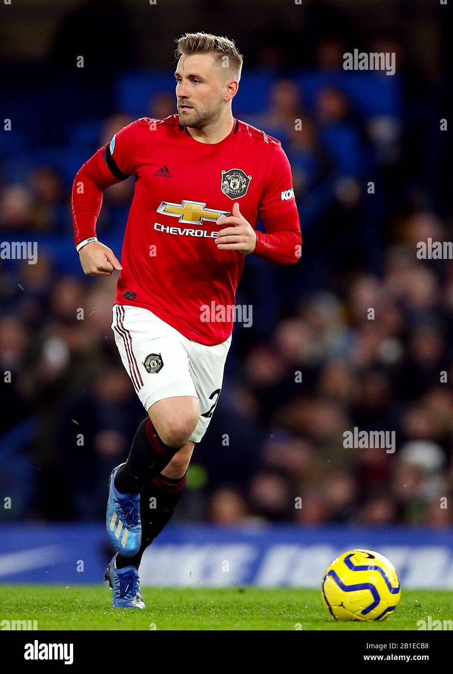 Manchester United's Luke Shaw Stock Photo - Alamy