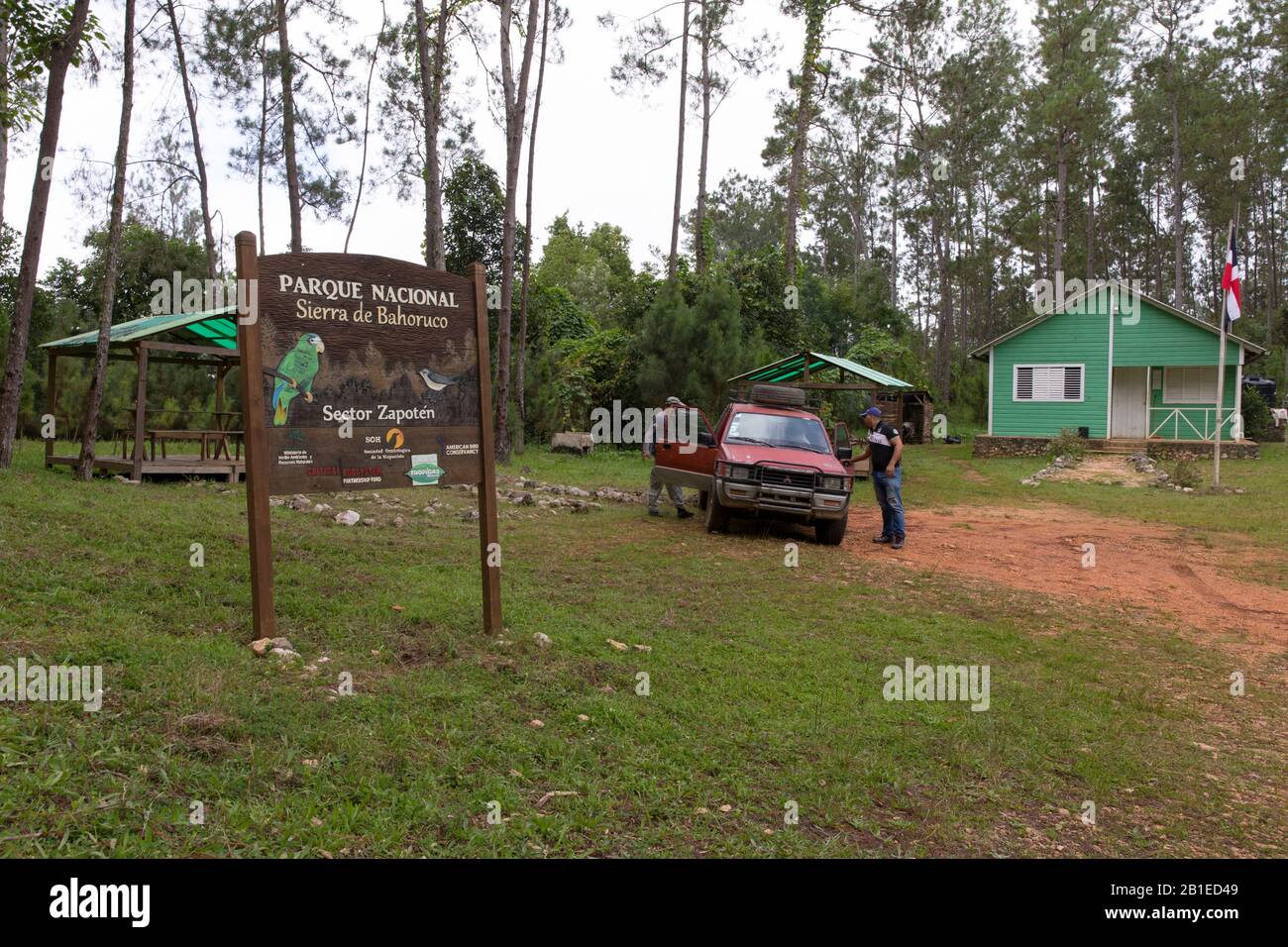 Sierra de Bahoruco, entrance, Dominican Republic Stock Photo - Alamy