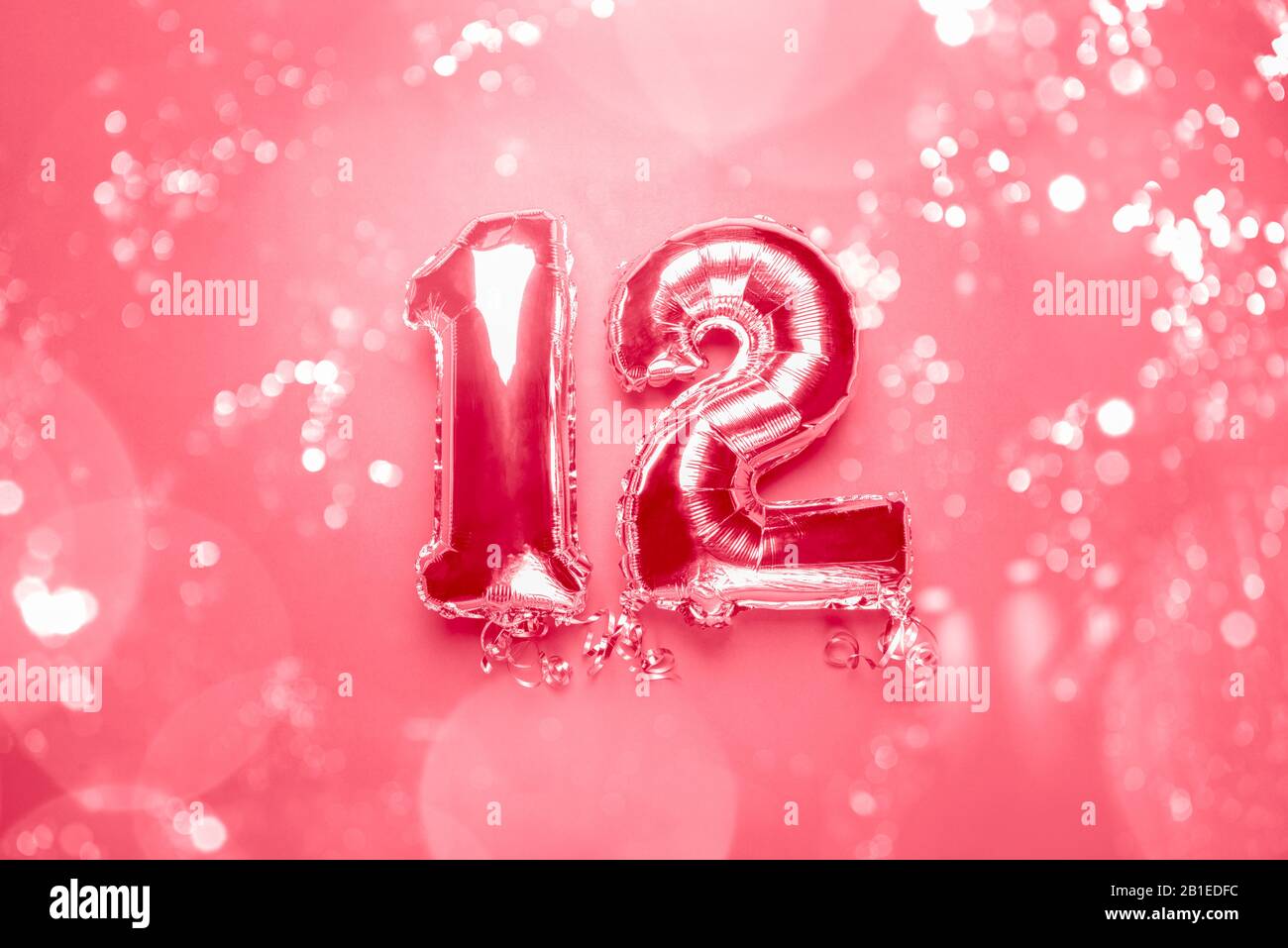 Balloon number 12 hi-res stock photography and images - Alamy