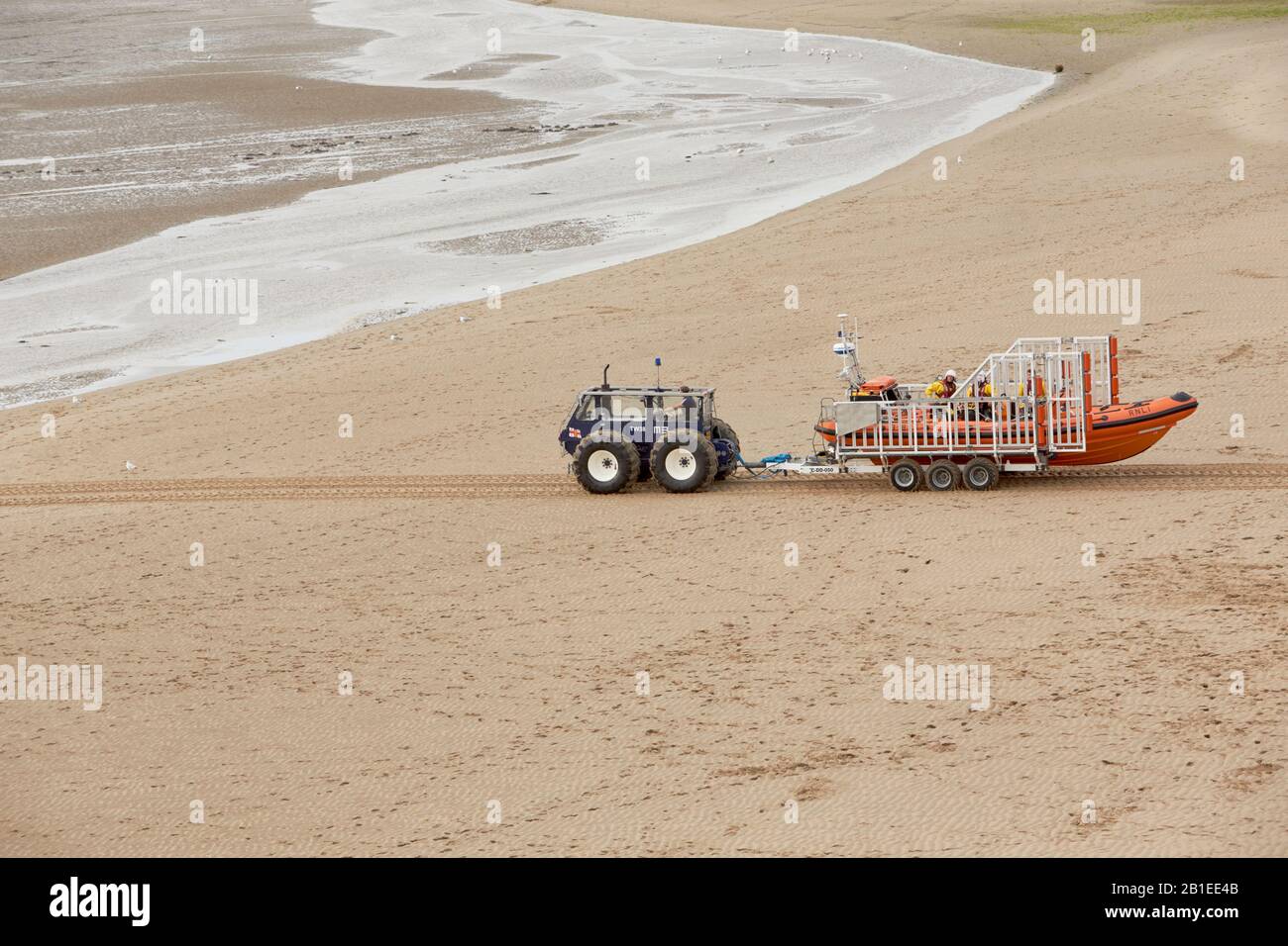 Talus mb 764 amphibious tractor launch and recovery vehicle recovering ...
