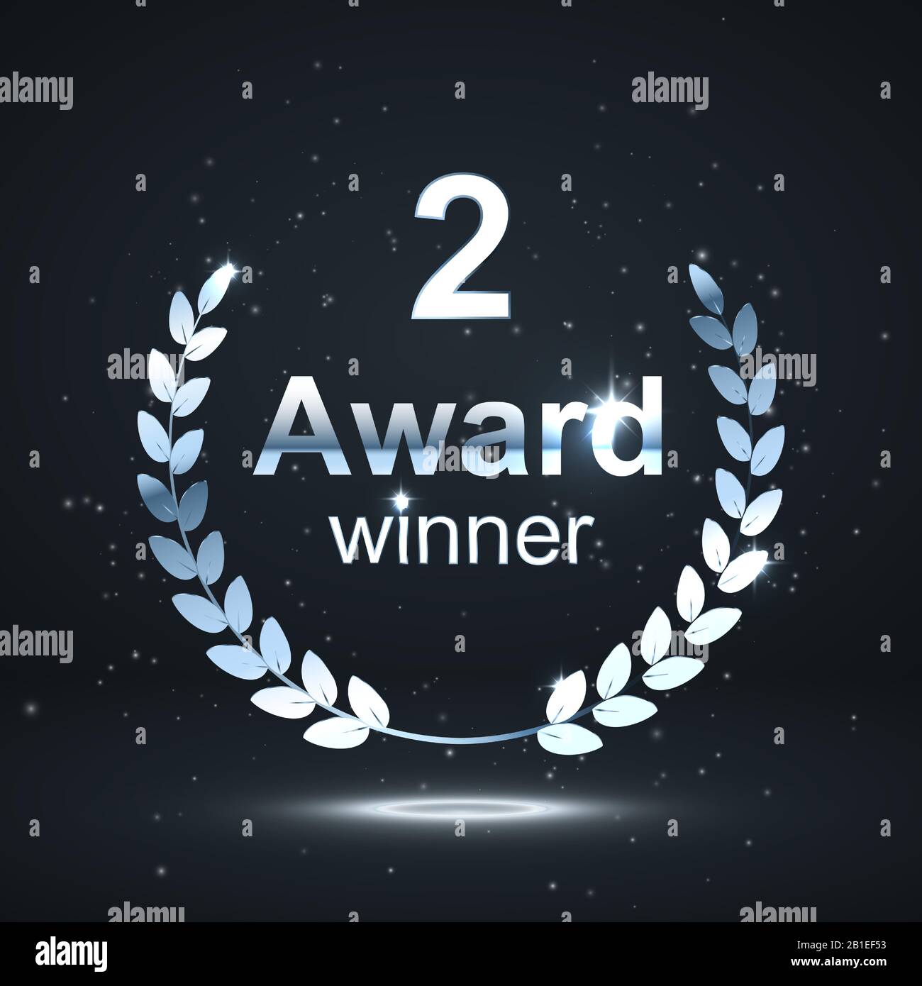 award element isolation on darck background. winner nomination. vector ...