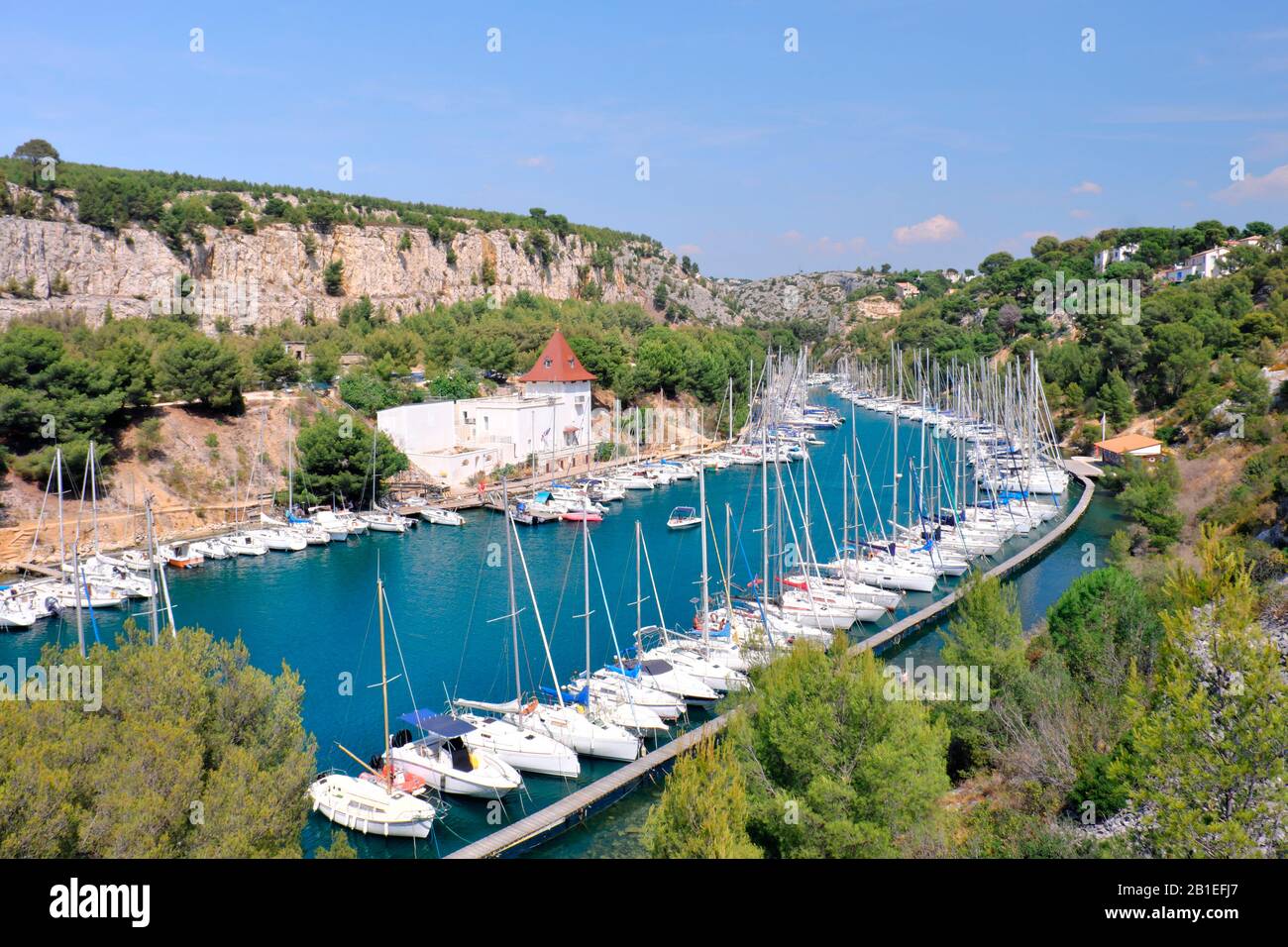Calanque of Port Miou, commune of Cassis, Provence, France Stock Photo ...