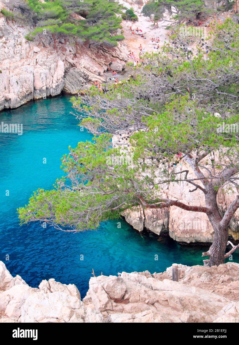Calanque de Sugiton, Calanques NP Marseille, Provence, France Stock ...