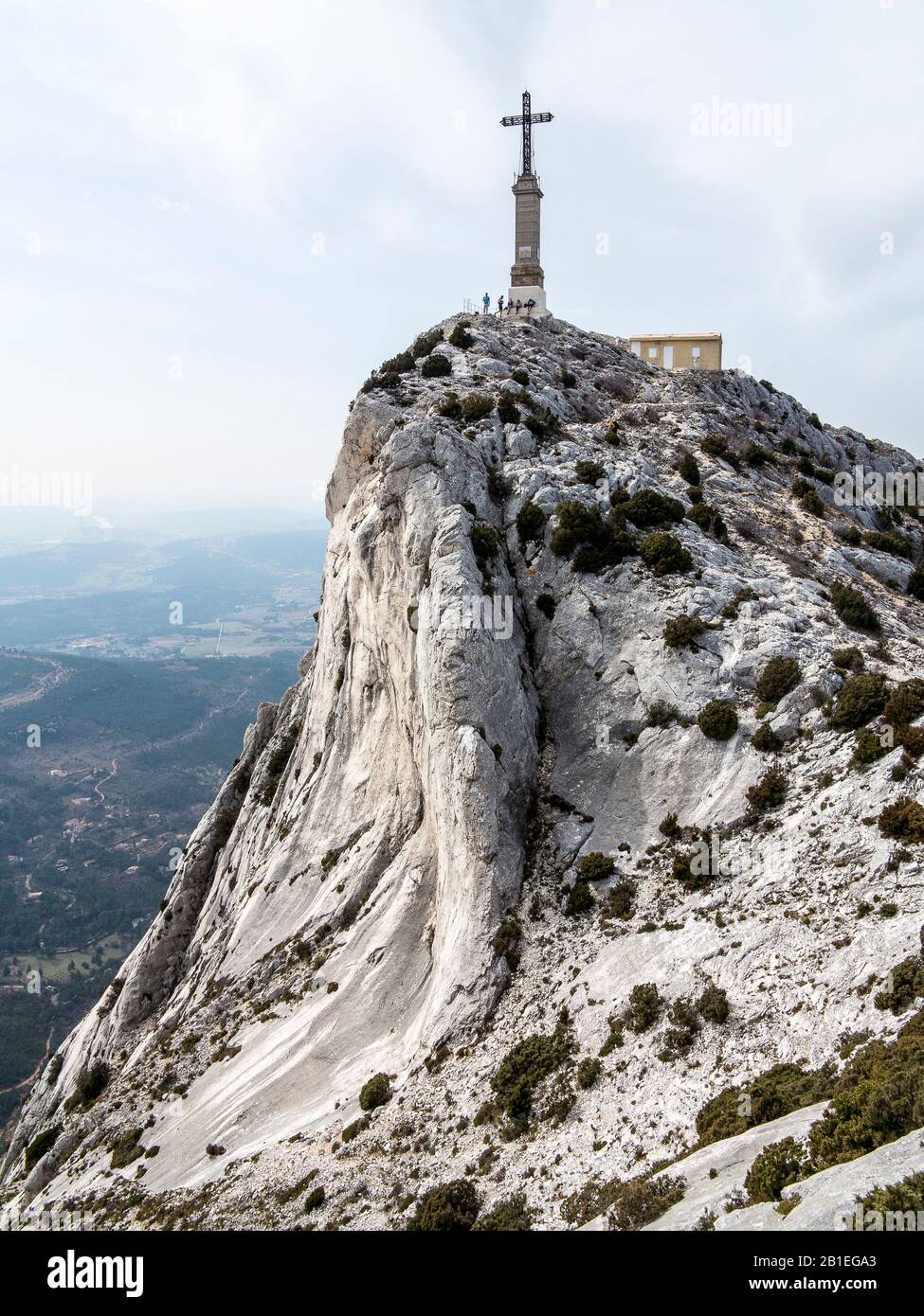 Cross of Provence, Massif of Sainte Victoire, Provence, France Stock ...