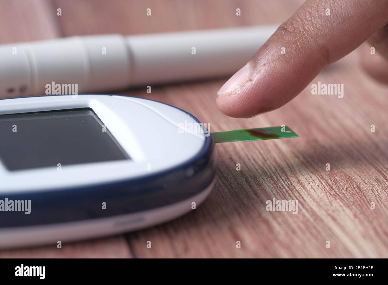 Blood Glucose Measuring Instrument High Resolution Stock Photography ...