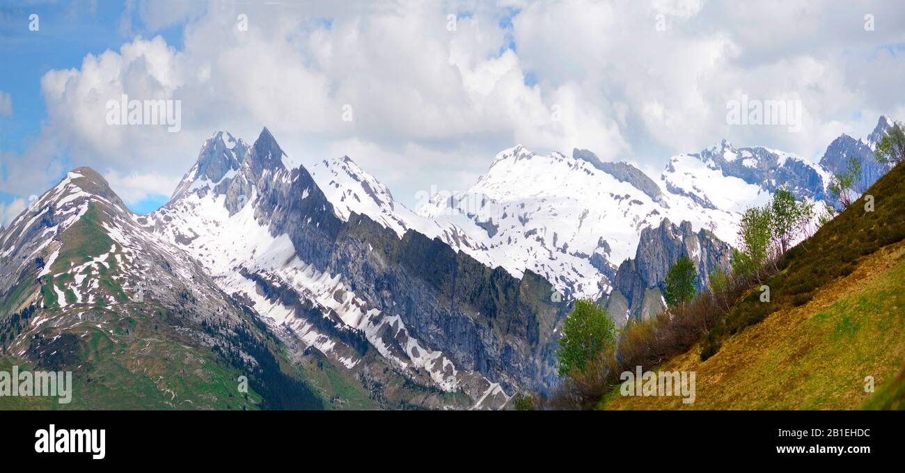 White teeth in spring, Alps, Haute-Savoie, France Stock Photo - Alamy