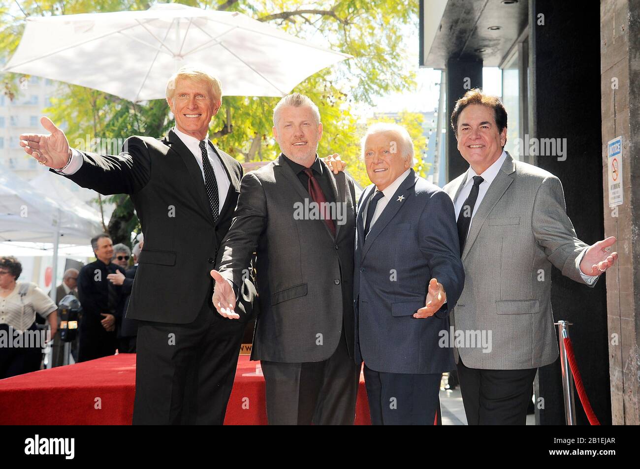 Los Angeles, CA. 24th Feb, 2020. Donovan Tea, Rob Gulack, Tony Butala ...