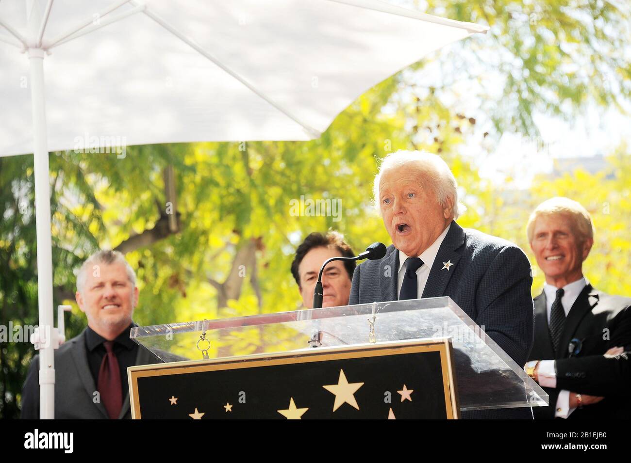 Los Angeles, CA. 24th Feb, 2020. Rob Gulack, Bobby Poynton, Tony Butala ...