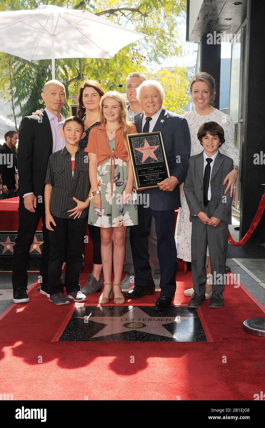 Los Angeles, CA. 24th Feb, 2020. Tony Butala, family at the induction ...