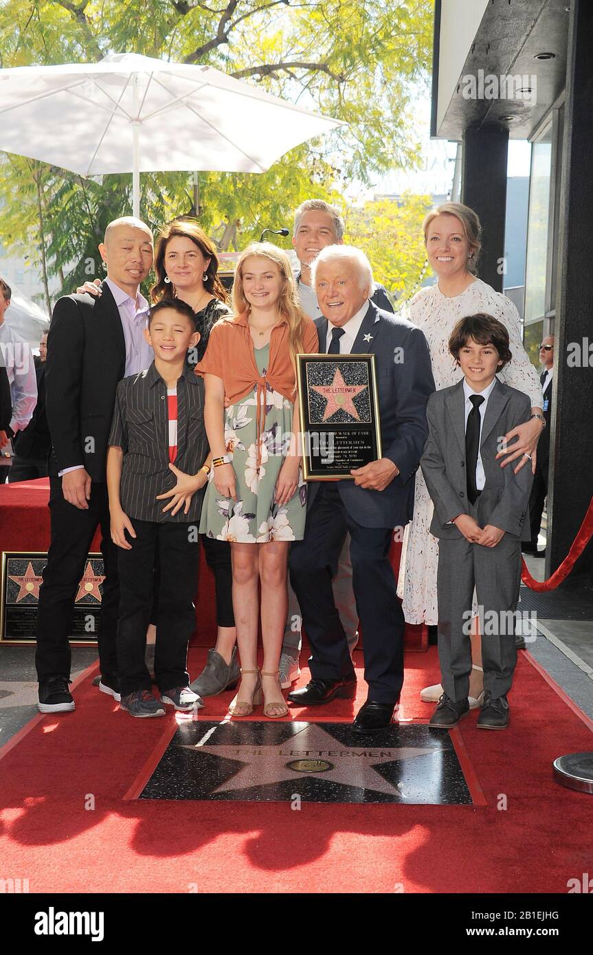 Los Angeles, CA. 24th Feb, 2020. Tony Butala, family at the induction ...