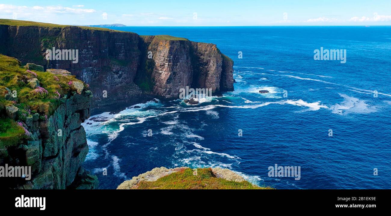 Handa island cliffs hi-res stock photography and images - Alamy