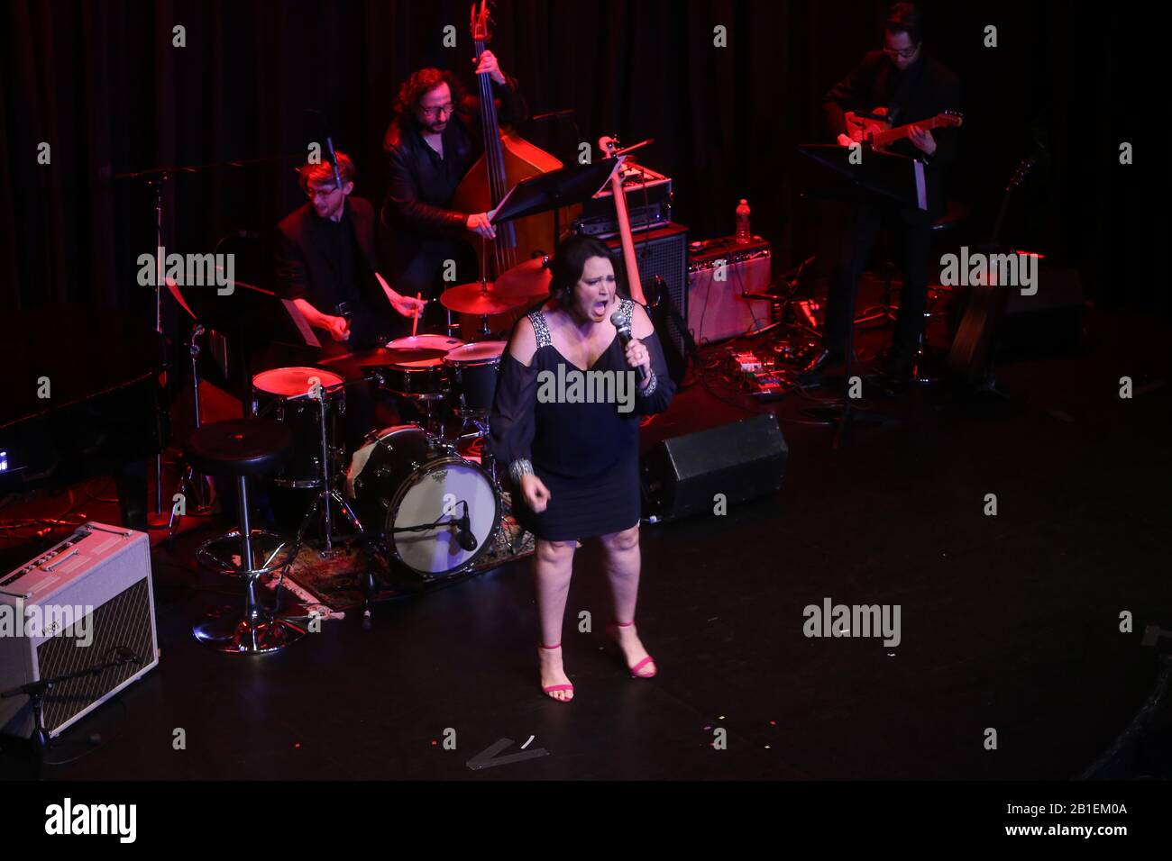 New York, NY, USA. 24th Feb, 2020. Lisa Howard performs at at Broadway ...