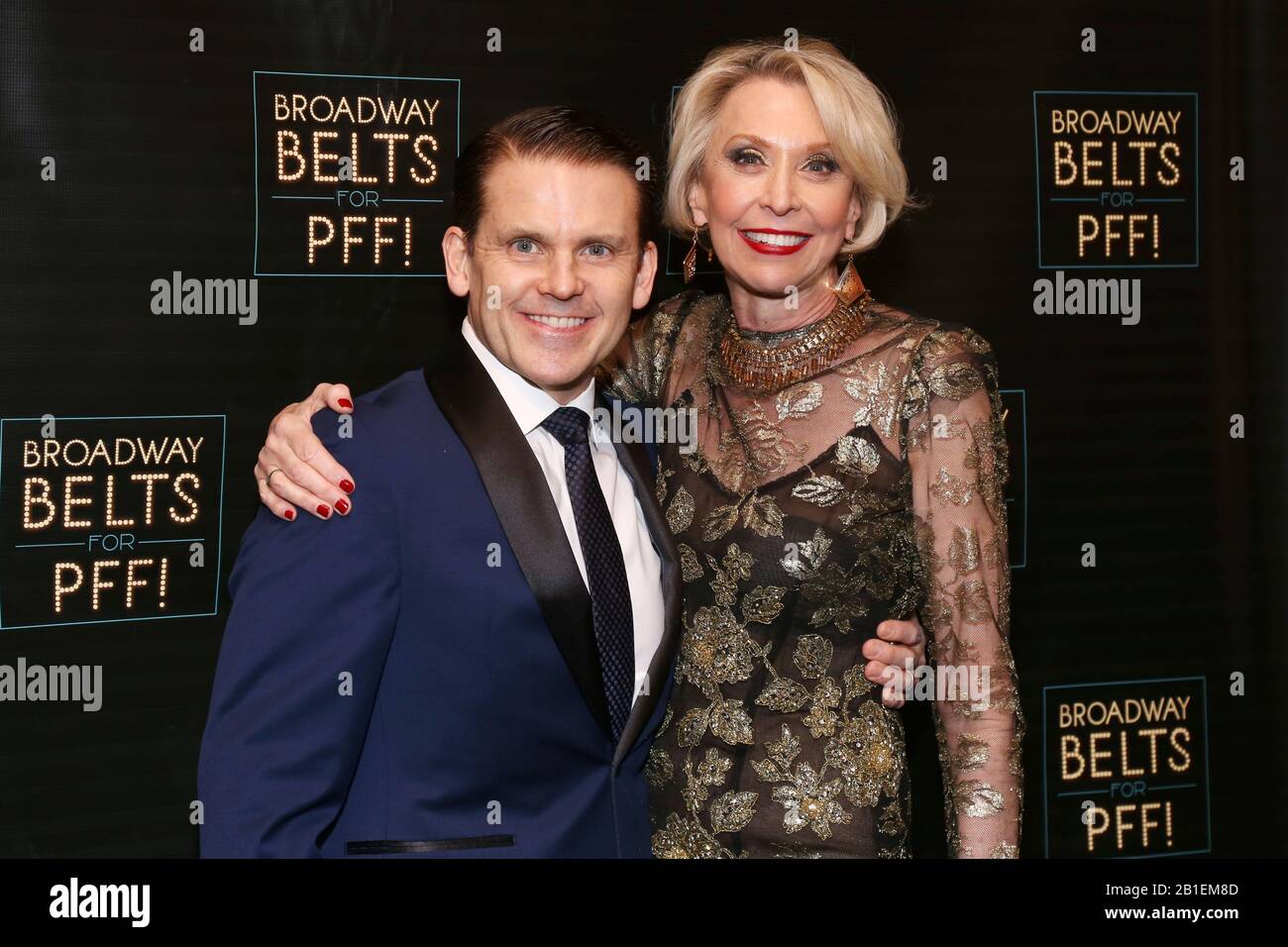 New York, NY, USA. 24th Feb, 2020. Robert Creighton and Julie Halston ...