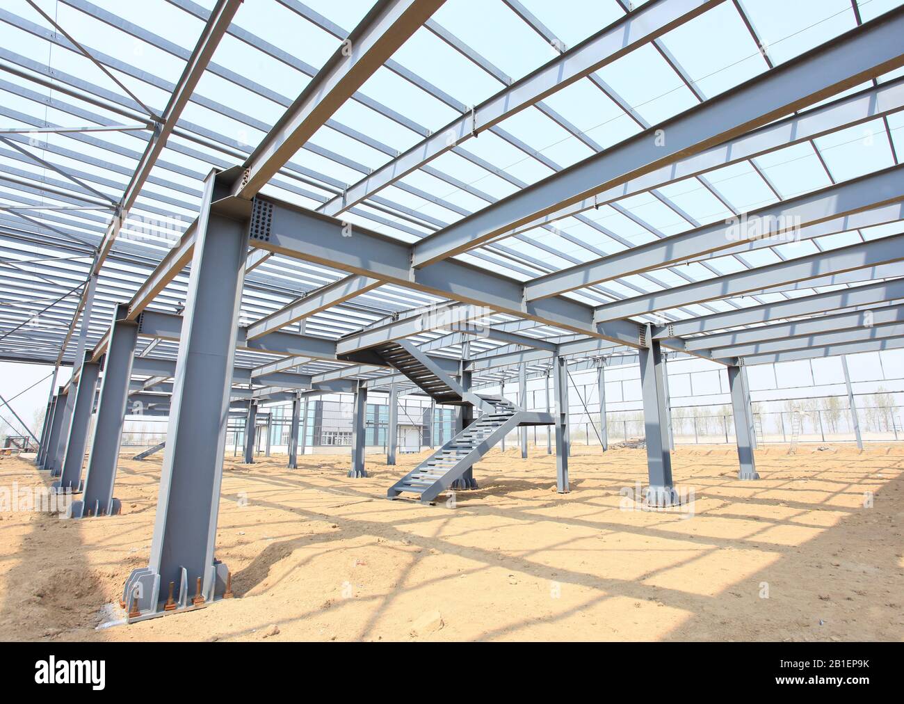 The steel structure Stock Photo - Alamy