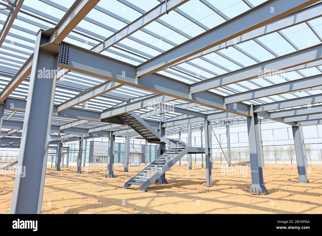 The steel structure Stock Photo - Alamy