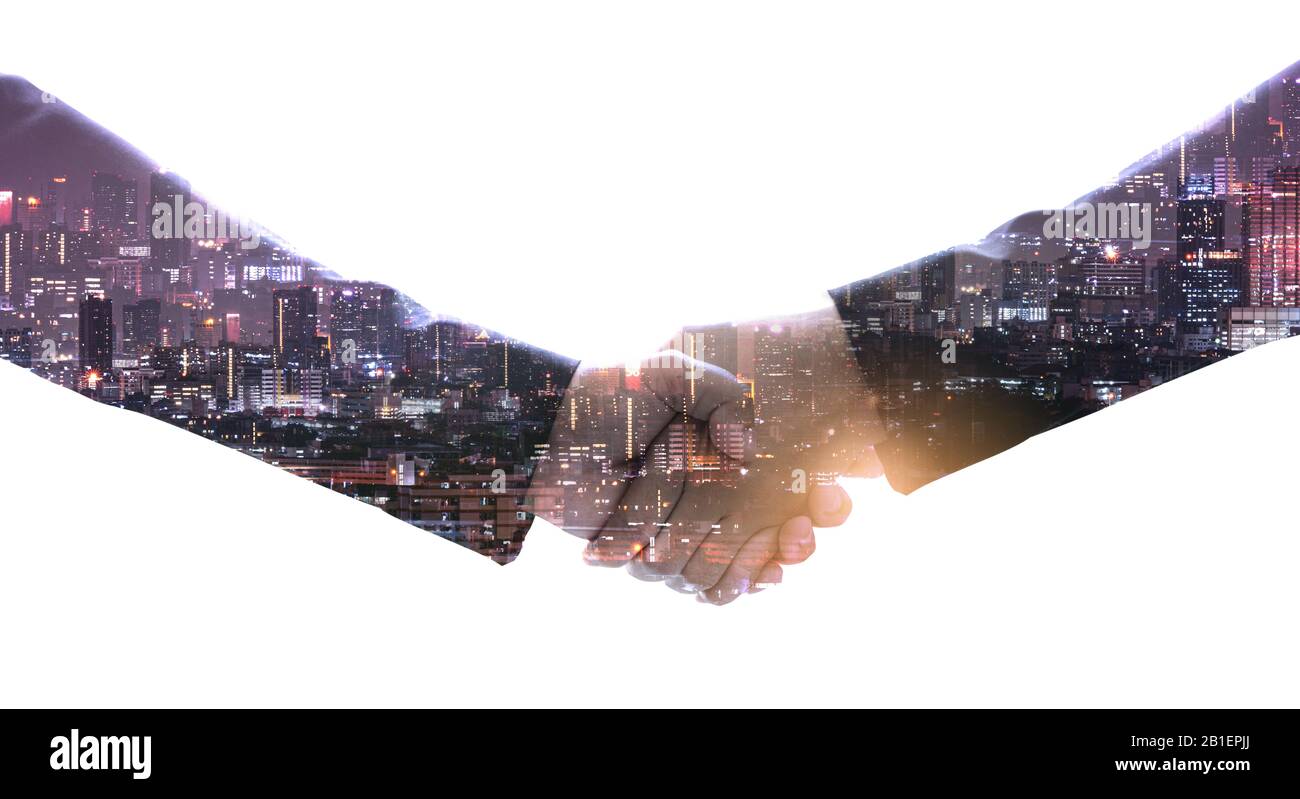 Abstract people shaking hands on hi-res stock photography and images ...
