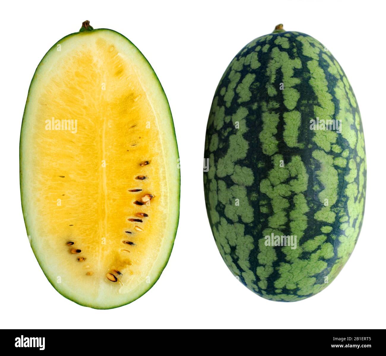 Fresh watermelon isolated on white background Stock Photo - Alamy