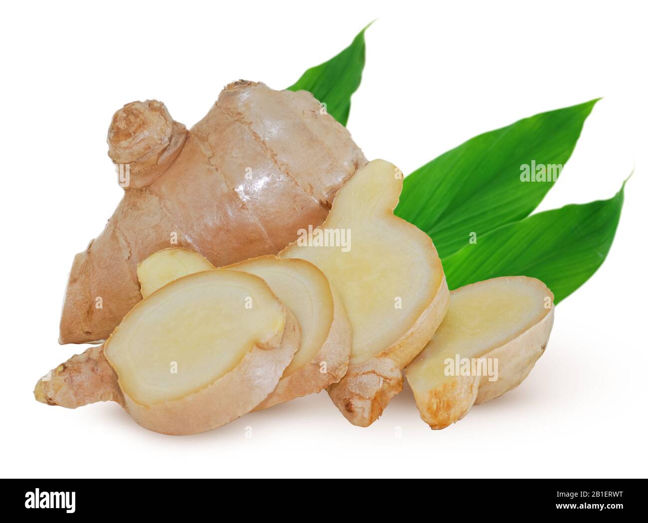 Ginger spice isolated on white background Stock Photo - Alamy
