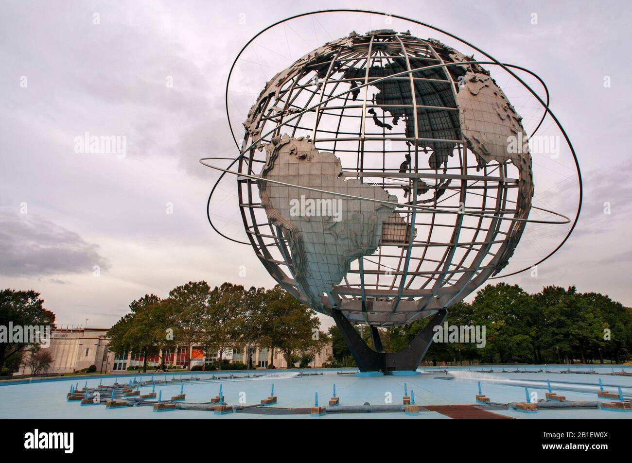 The Unisphere at Flushing Meadow Park in Queens was built by U.S. Steel ...