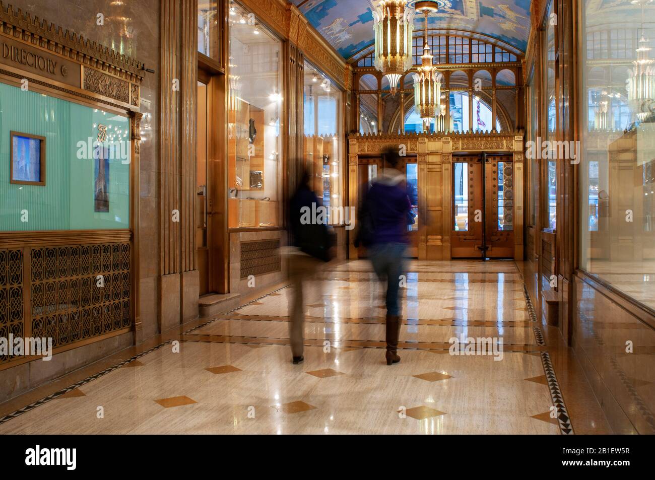 Entrance of The Fred F. French Building, Fifth Avenue, New York City ...
