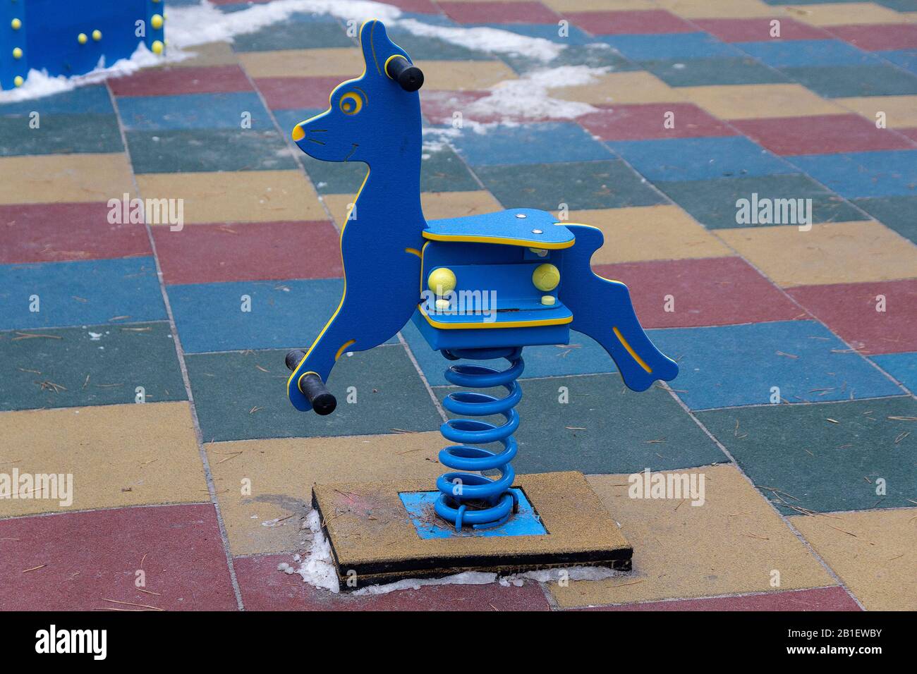 Playground rubber flooring hi-res stock photography and images - Alamy