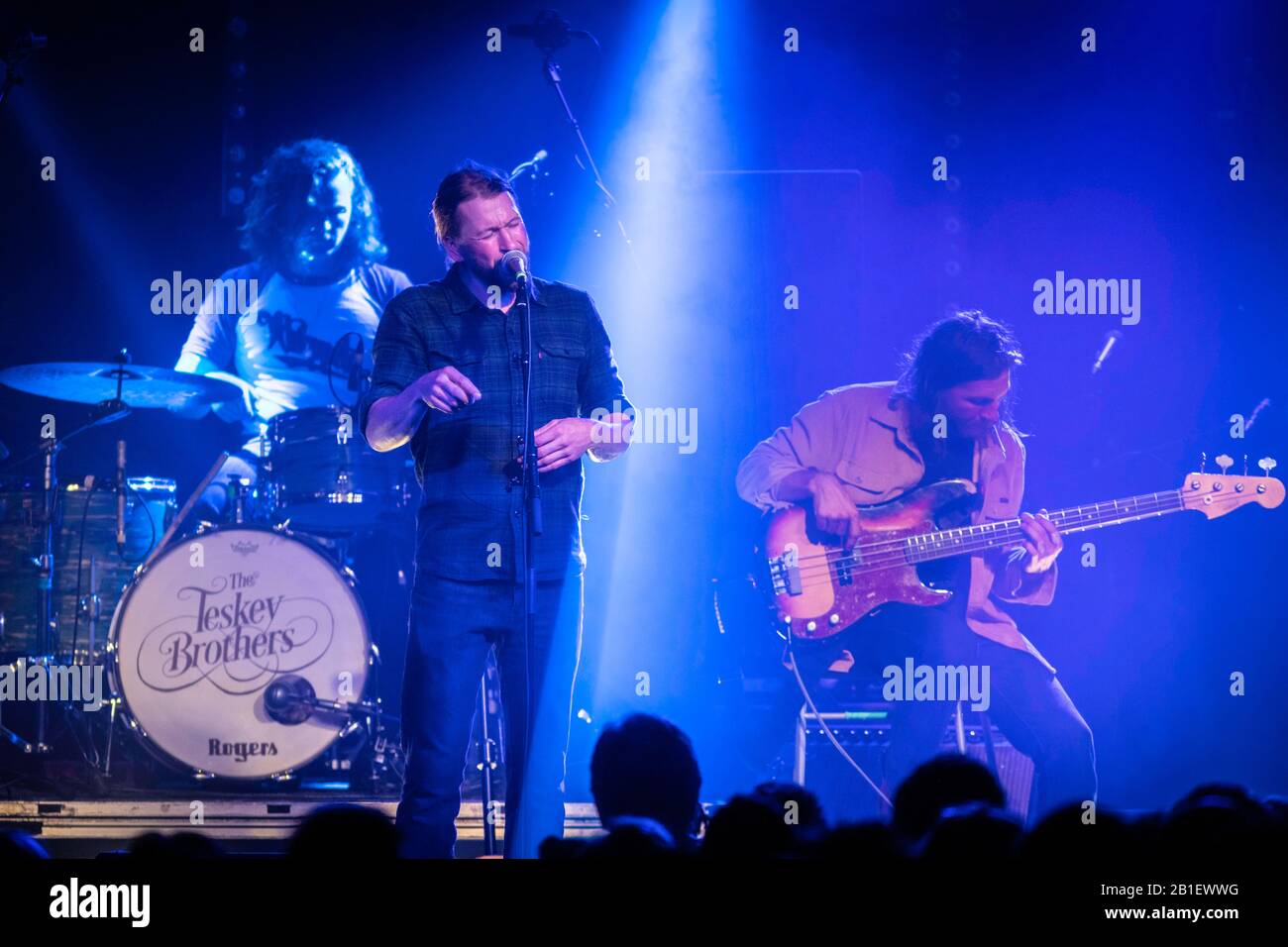 Sam (right) and Josh Teskey of the Australian band The Teskey Brothers ...