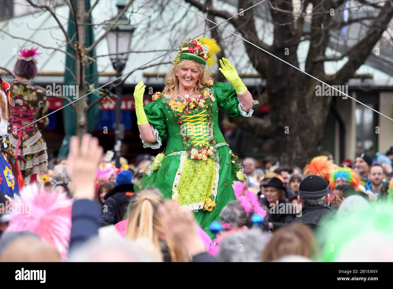 Munich, Germany. 25th Feb, 2020. Christl Lang, head of the Markffrauen ...