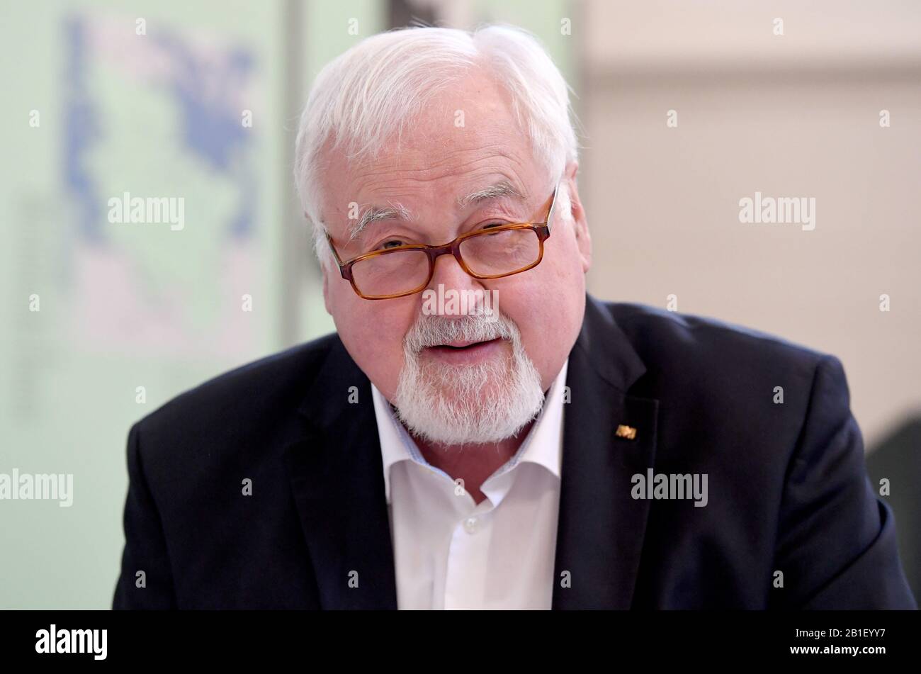 25 February 2020, Schleswig-Holstein, Rendsburg: Peter Harry Carstensen ...