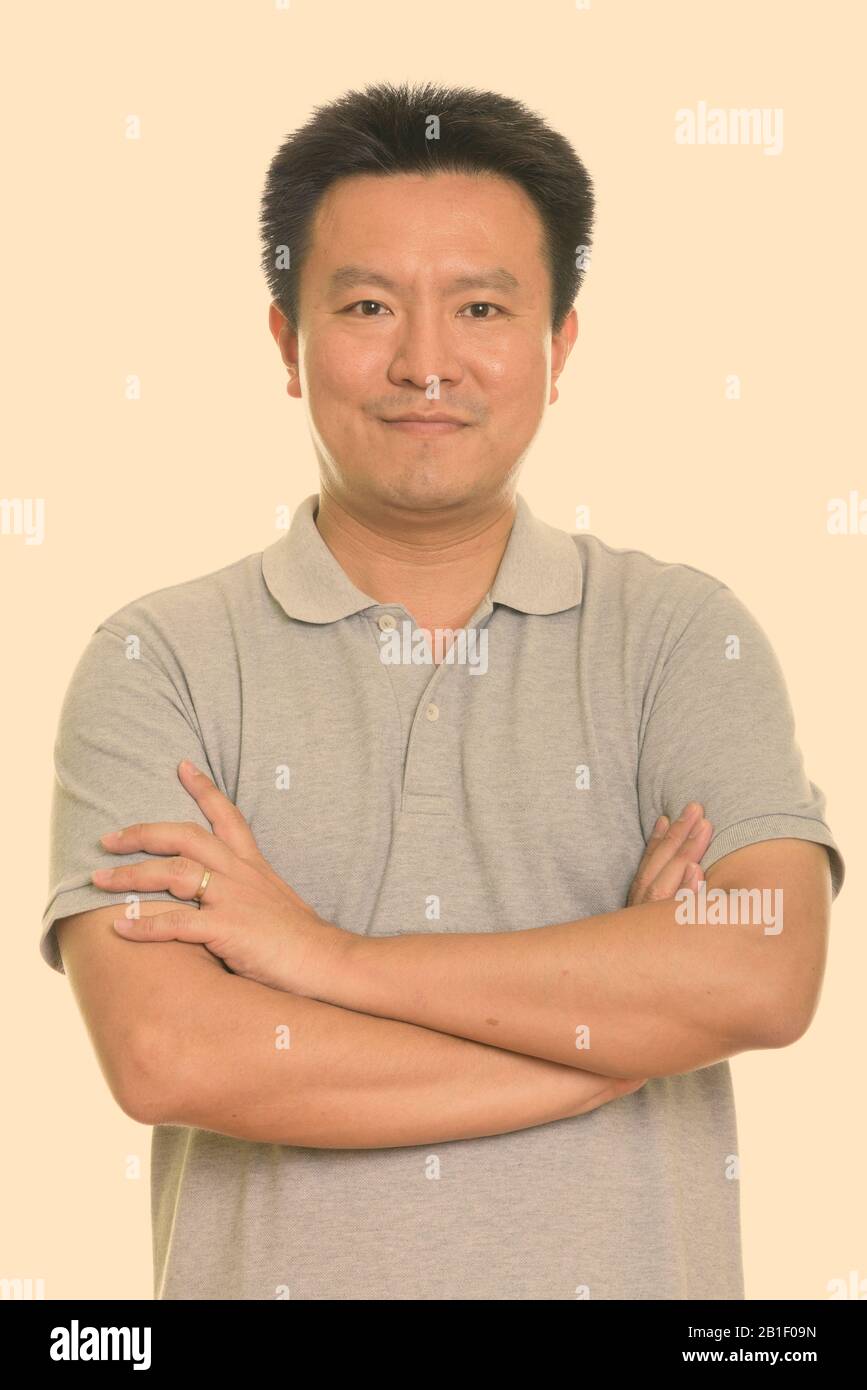 Japanese arms crossed hi-res stock photography and images - Alamy