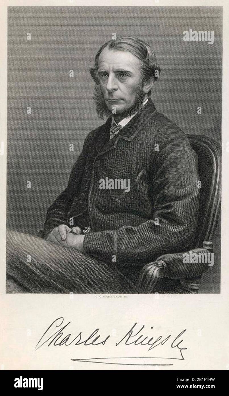 CHARLES KINGSLEY (1819-1875) English novelist, historian, social ...