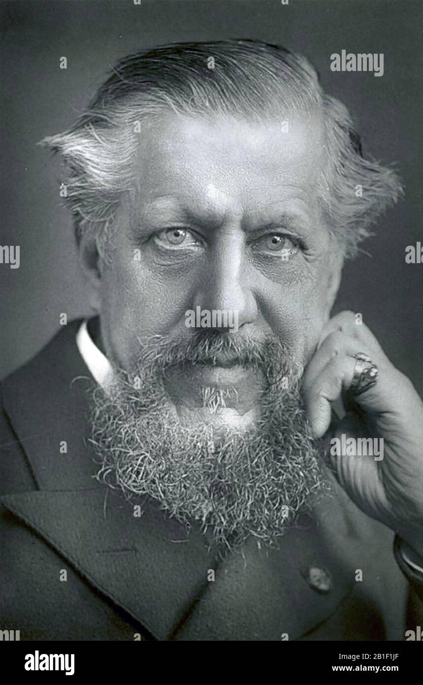 EDWIN ARNOLD (1832-1904) English poet and journalist Stock Photo - Alamy