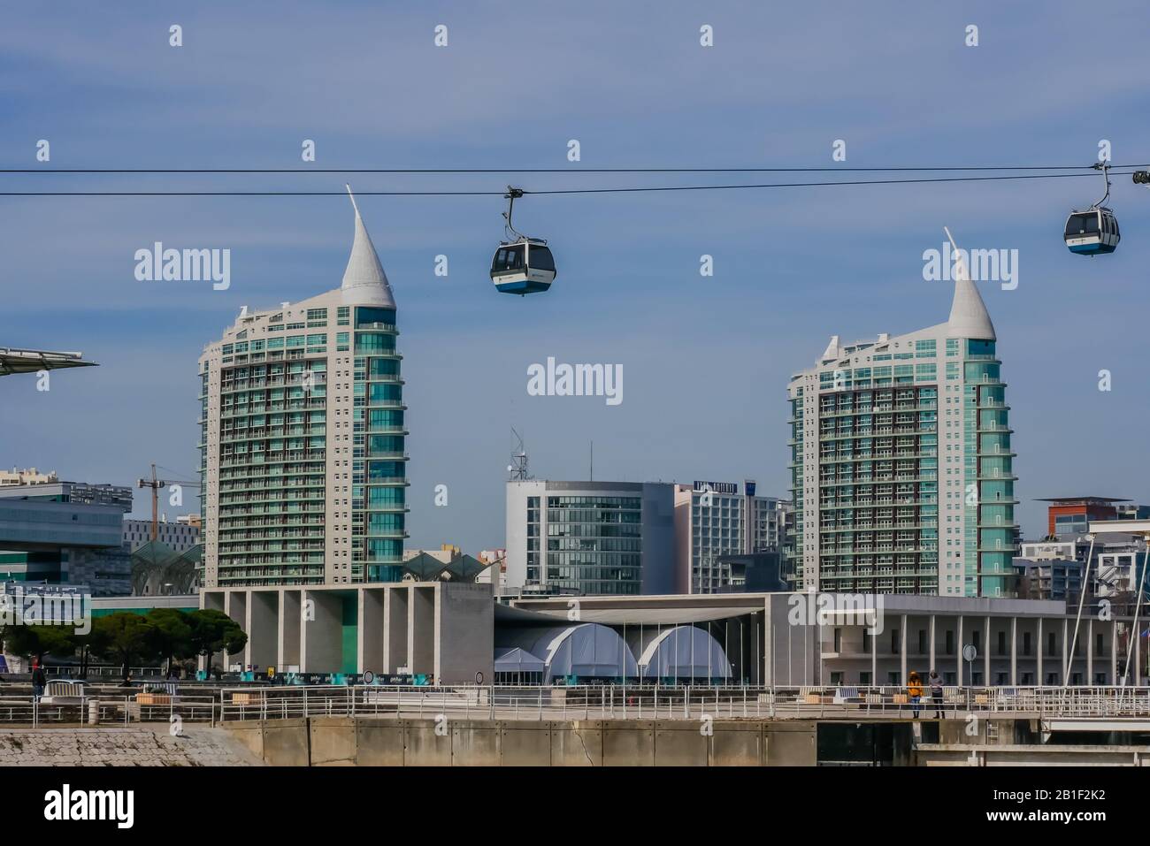 Telecabine Lisbon is an urban cable car in Lisbon Stock Photo - Alamy
