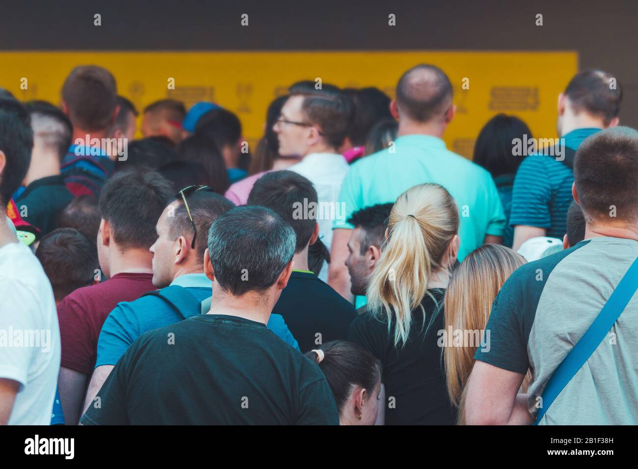 Kids in queue hi-res stock photography and images - Alamy