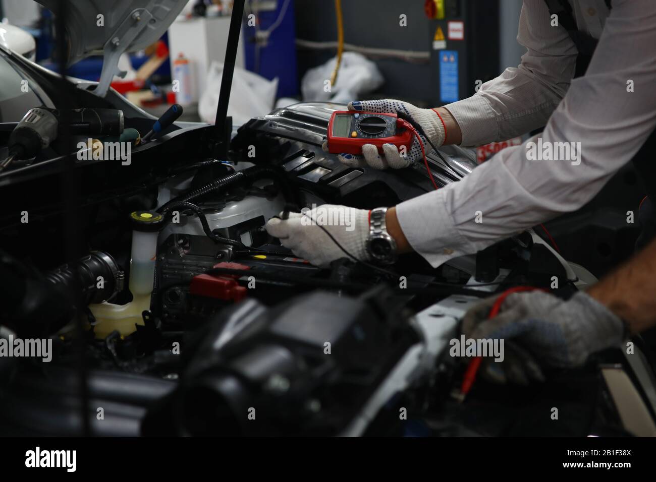 Working process fixing problem Stock Photo - Alamy