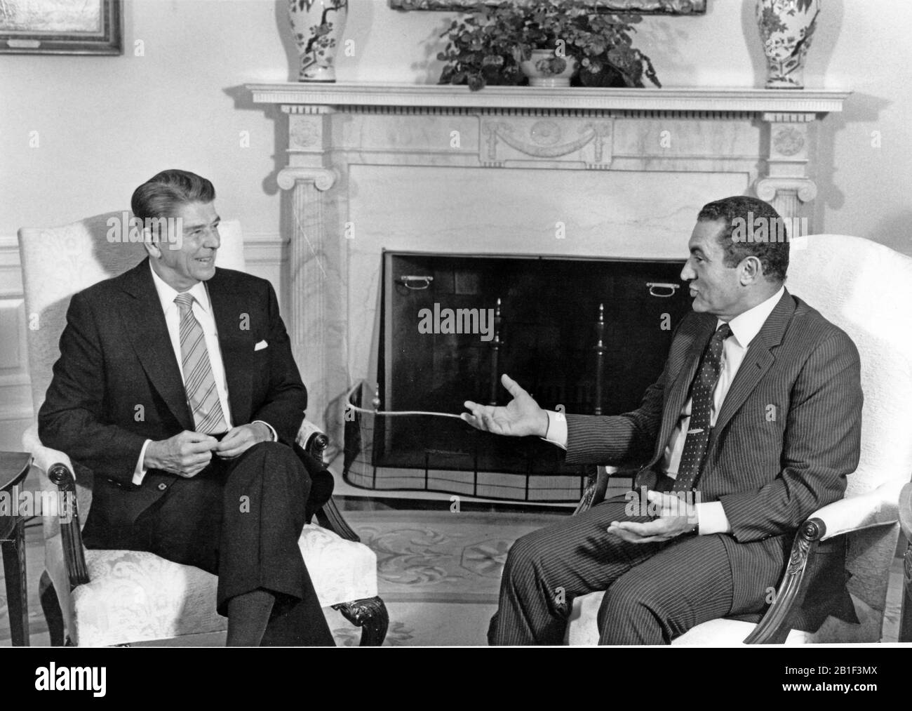 Diplomacy egypt president hosni mubarak hi-res stock photography and ...