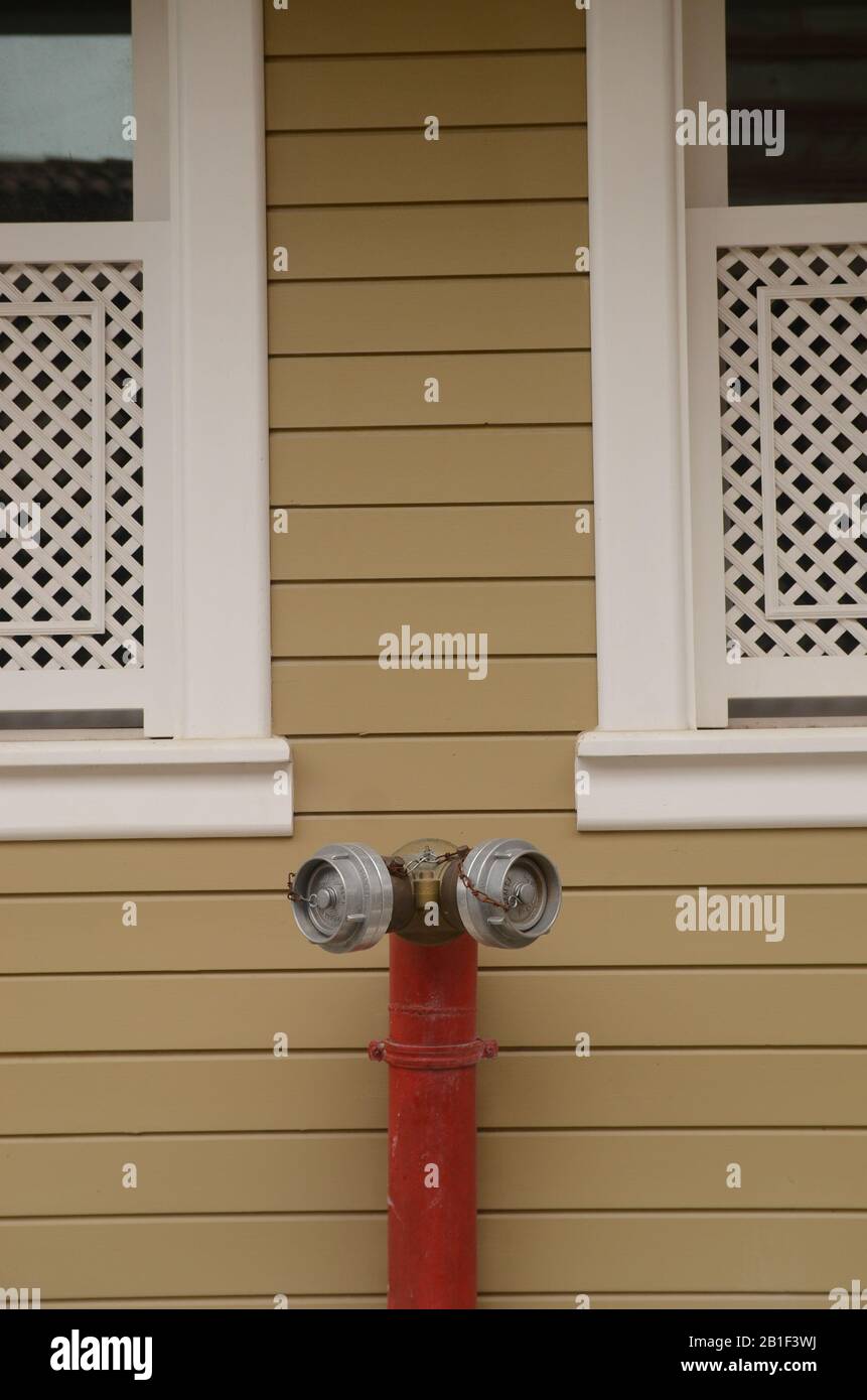 Red Fire Tube Stock Photo - Alamy