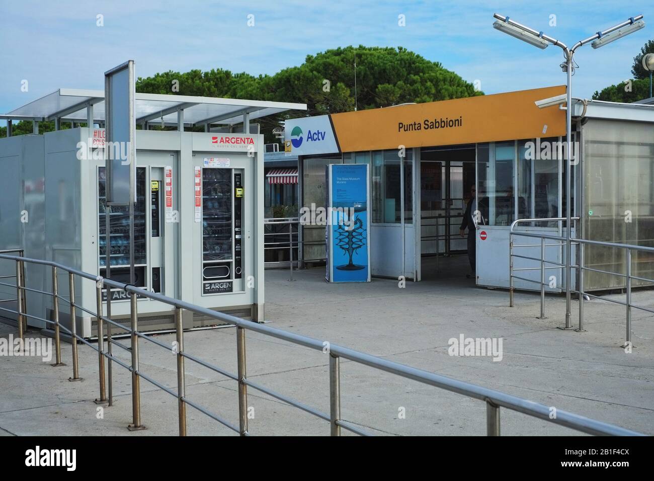 Punta Sabbioni, vaporetto stop, Venice Italy Stock Photo - Alamy