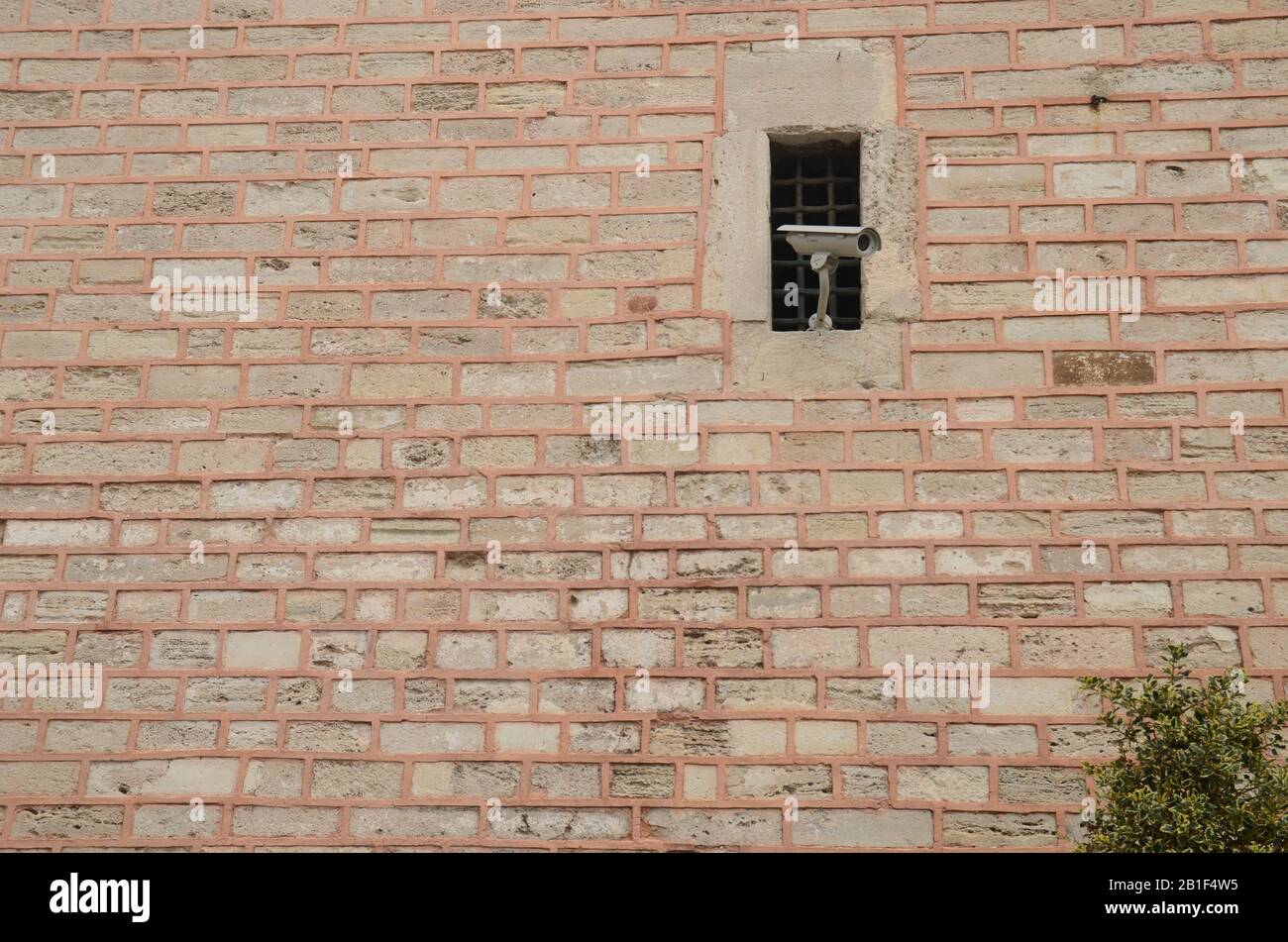 Old Window and Security Camera Stock Photo - Alamy