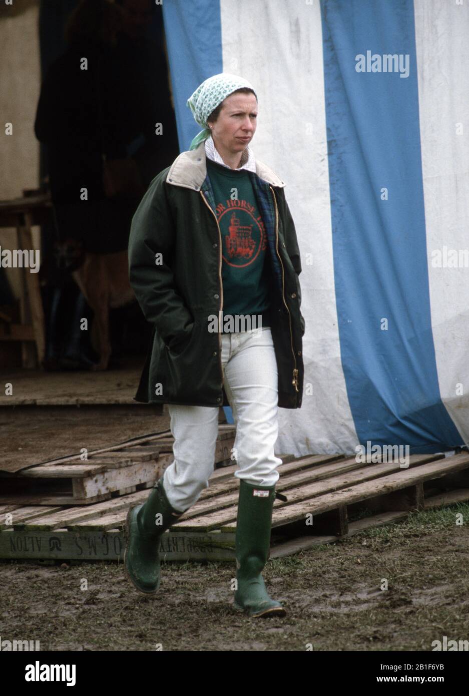 Hrh Princess Anne Captain Mark Phillips High Resolution Stock ...