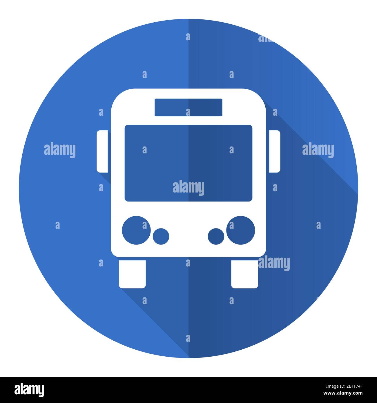 Bus flat design vector icon, concept illustration Stock Vector Image & Art - Alamy