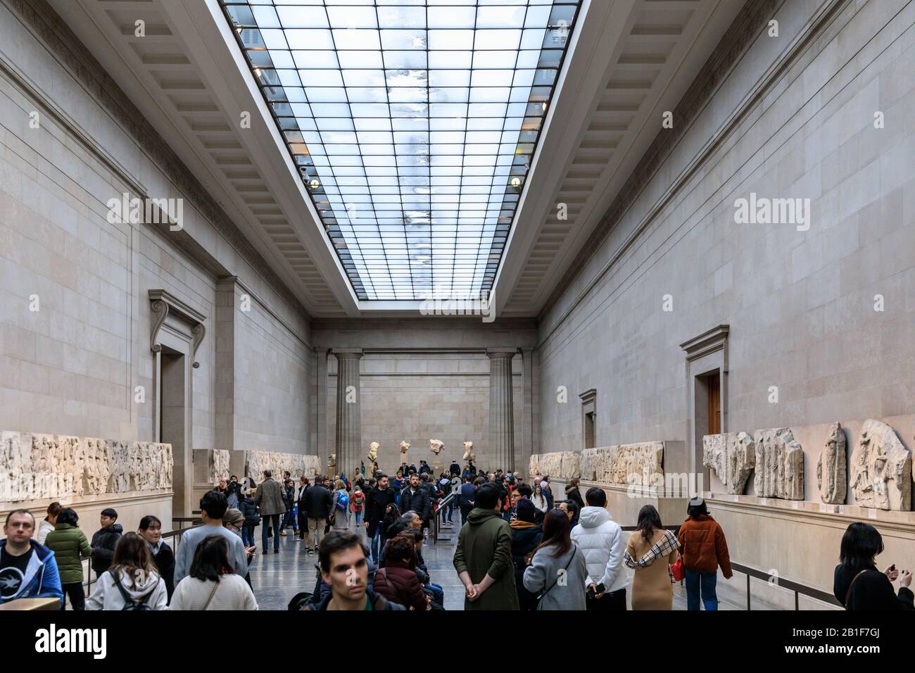 British museum interior elgin marble hi-res stock photography and images - Alamy